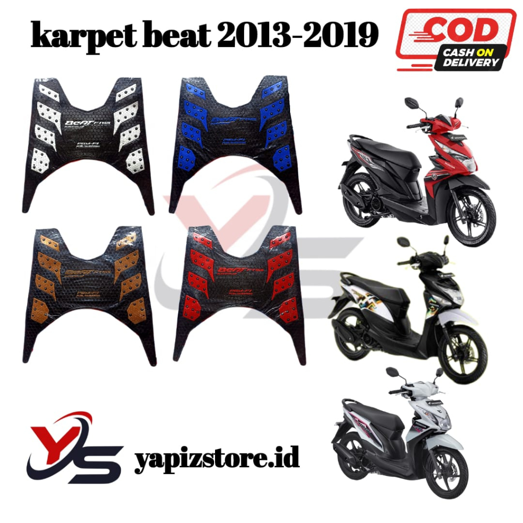 Jual Karpet Motor Pijakan Kaki Motor Beat 2013 Sampai 2019 | Shopee ...