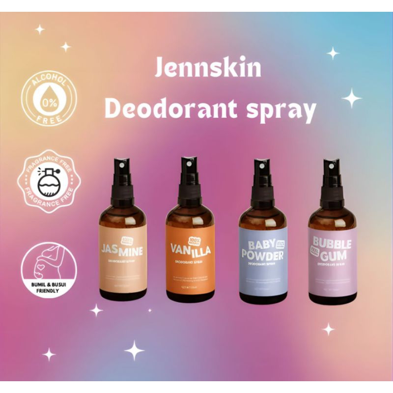 Jual jennskin Deodorant spray by JENNIFER COPPEN | Shopee Indonesia