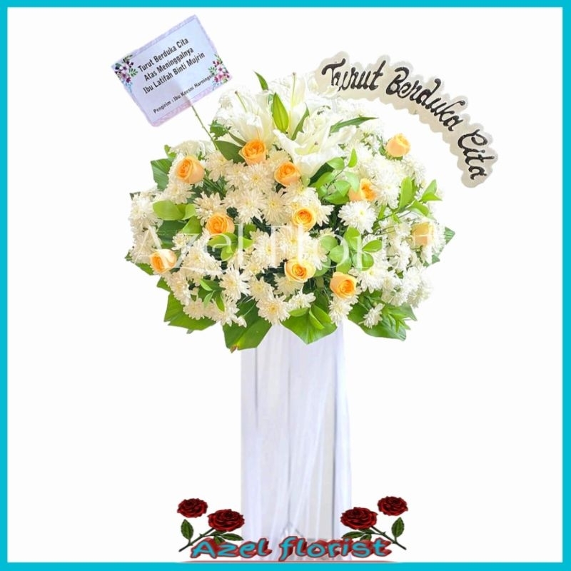 Jual karangan bunga standing flowers bunga asli segar | Shopee Indonesia