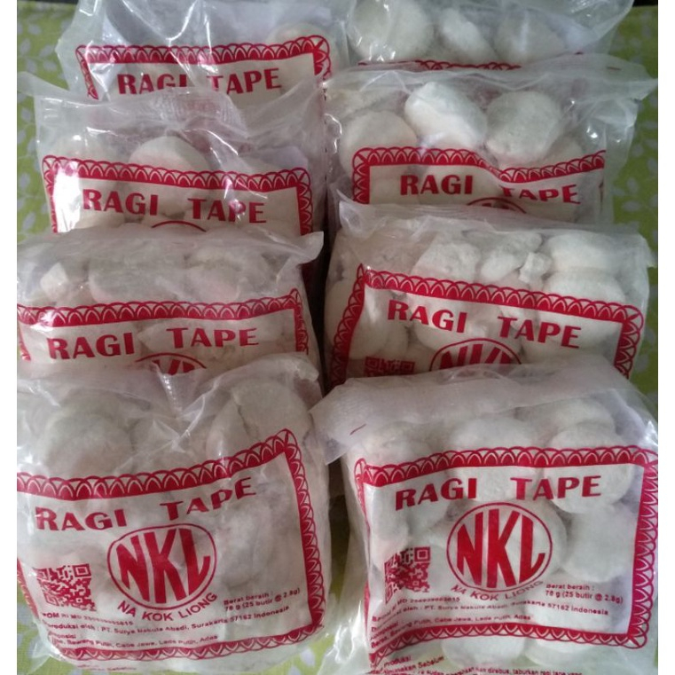 Jual RAGI TAPE NKL/RAGI TAPE KETAN/RAGI TAPE SINGKONG ISI 50 pcs ...