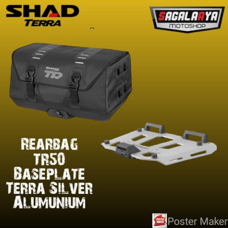 Jual REARBAG SHAD TR50 TR 50 Terra 50 include Baseplate alumunium ...