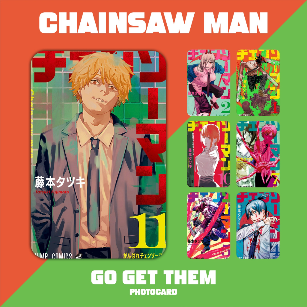 Jual Chainsaw Man Photocard Go Get Them Shopee Indonesia