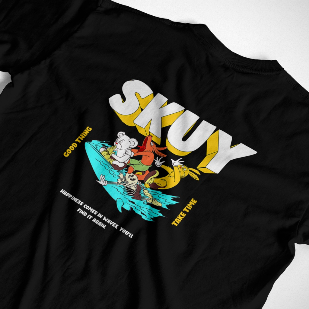 Jual Skuy Kaos Dewasa Hitam Unisex | Skuy Good Thing SKY190 Fams.co ...