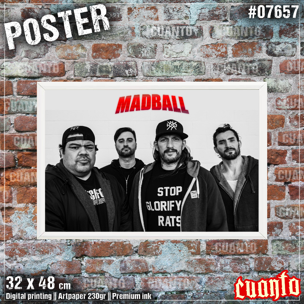 Jual Poster Band Hardcore Madball | Shopee Indonesia
