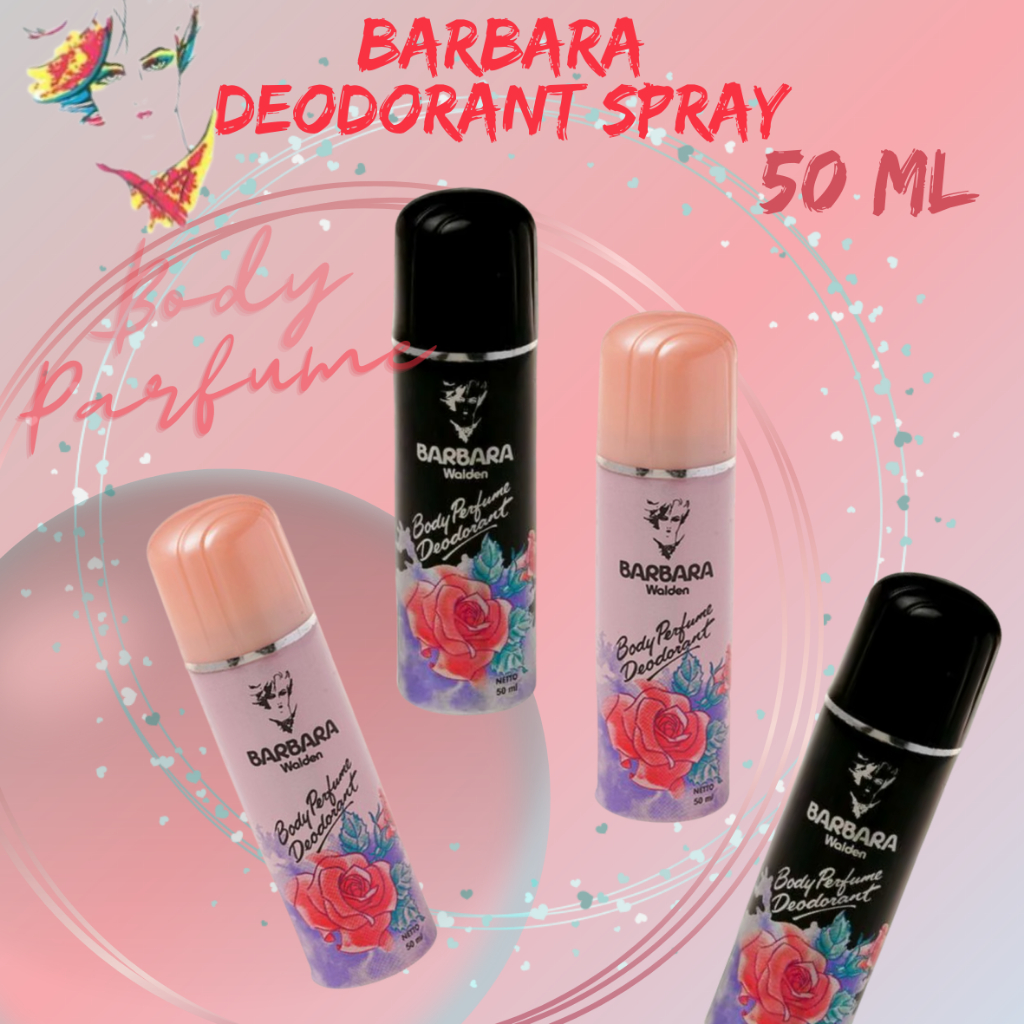 Jual Barbara Body Perfume Deodorant Spray 50ml | Shopee Indonesia