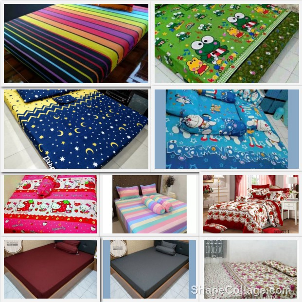 Jual Sprei saja tinggi 30 cm semua ukuran semua motip | Shopee Indonesia