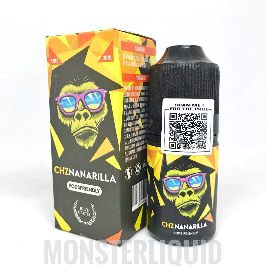 Jual POD FRIENDLY CHZNANARILLA BANANA CHEESECAKE 12MG 30ML | Shopee ...