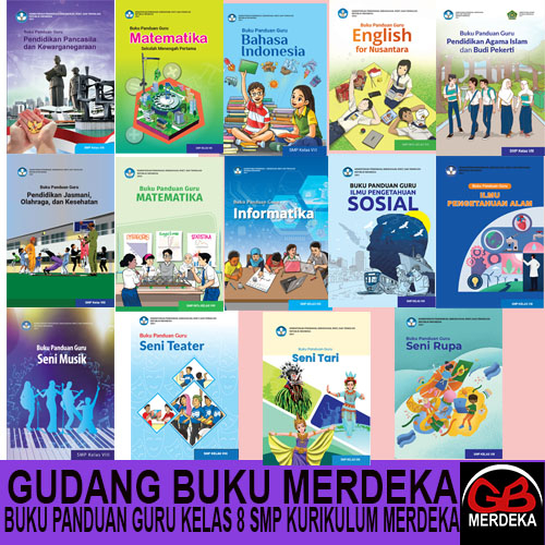 Jual Buku Panduan Guru Kurikulum Merdeka K21 K22 Kelas 8/ VIII SMP/MTs Pelajaran Matematika,Bhs ...
