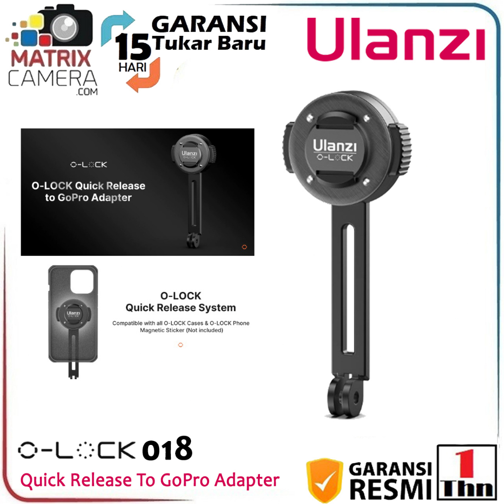 Jual Ulanzi O-LOCK 018 Quick Release To GoPro Adapter | Shopee Indonesia