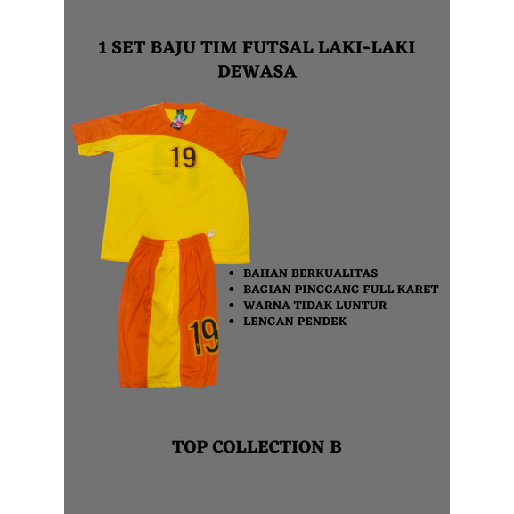 Jual 1 SET BAJU TIM FUTSAL LAKI-LAKI DEWASA | Shopee Indonesia