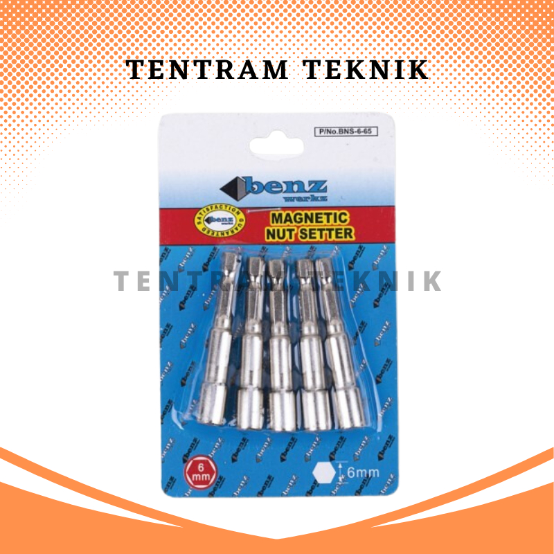 Jual Sock Magnet 6mm Benz / Kunci Baut Drilling Roofing Benz / Sok ...