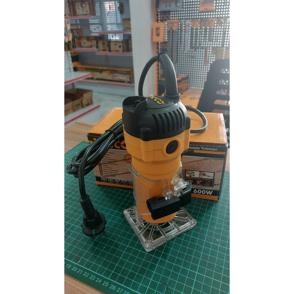 Jual Mesin Profil Trimmer Kayu Router 6 mm 1/4 inch 600 watt Ingco ...