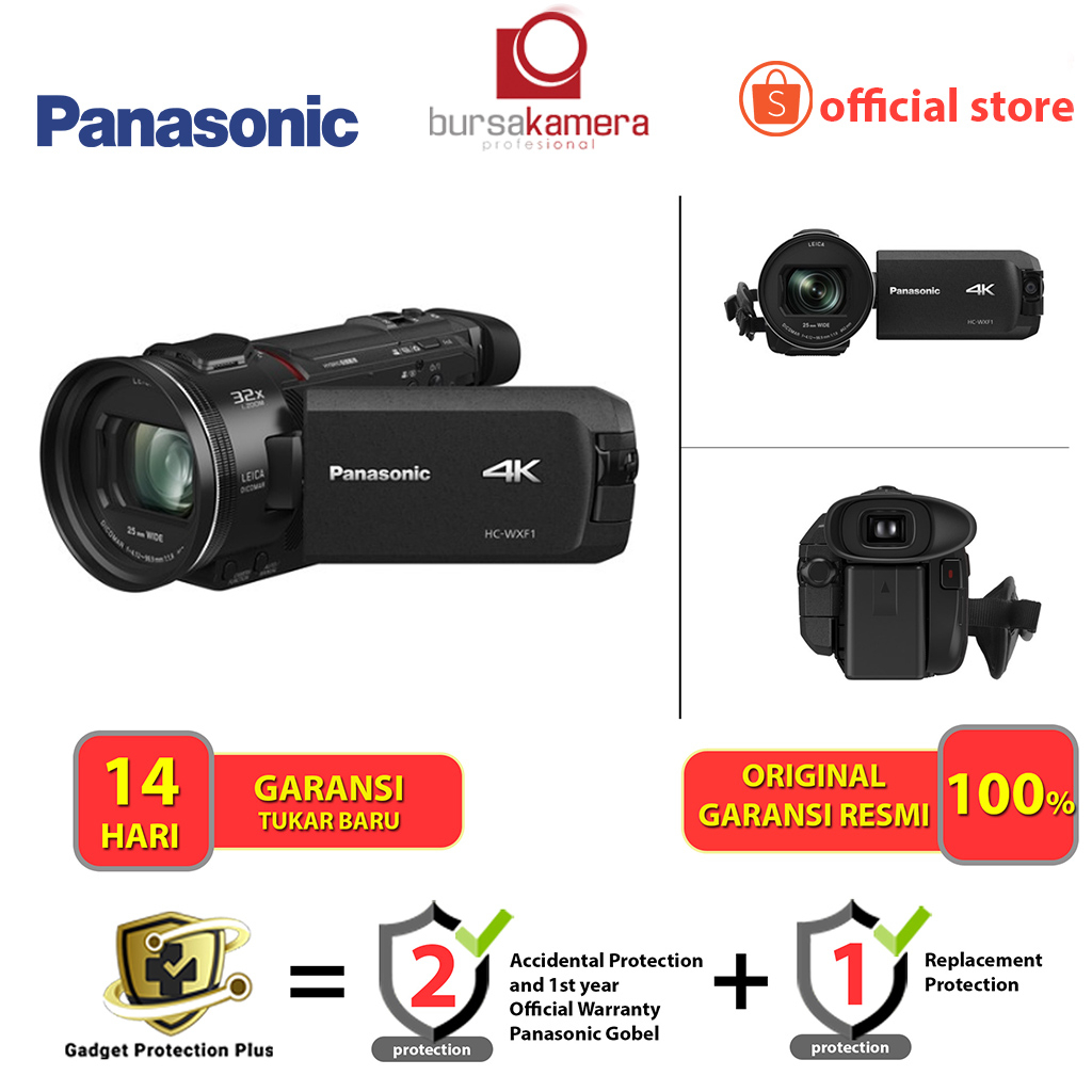 Jual Panasonic HC-WXF1 UHD 4K Camcorder with Twin & Multicamera Capture | Shopee Indonesia