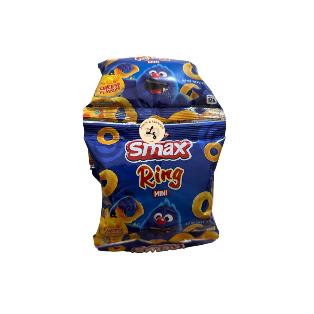 Jual Smax Ring Makanan Ringan Rasa Keju 1 Renceng 10 pcs @20gr | Shopee ...