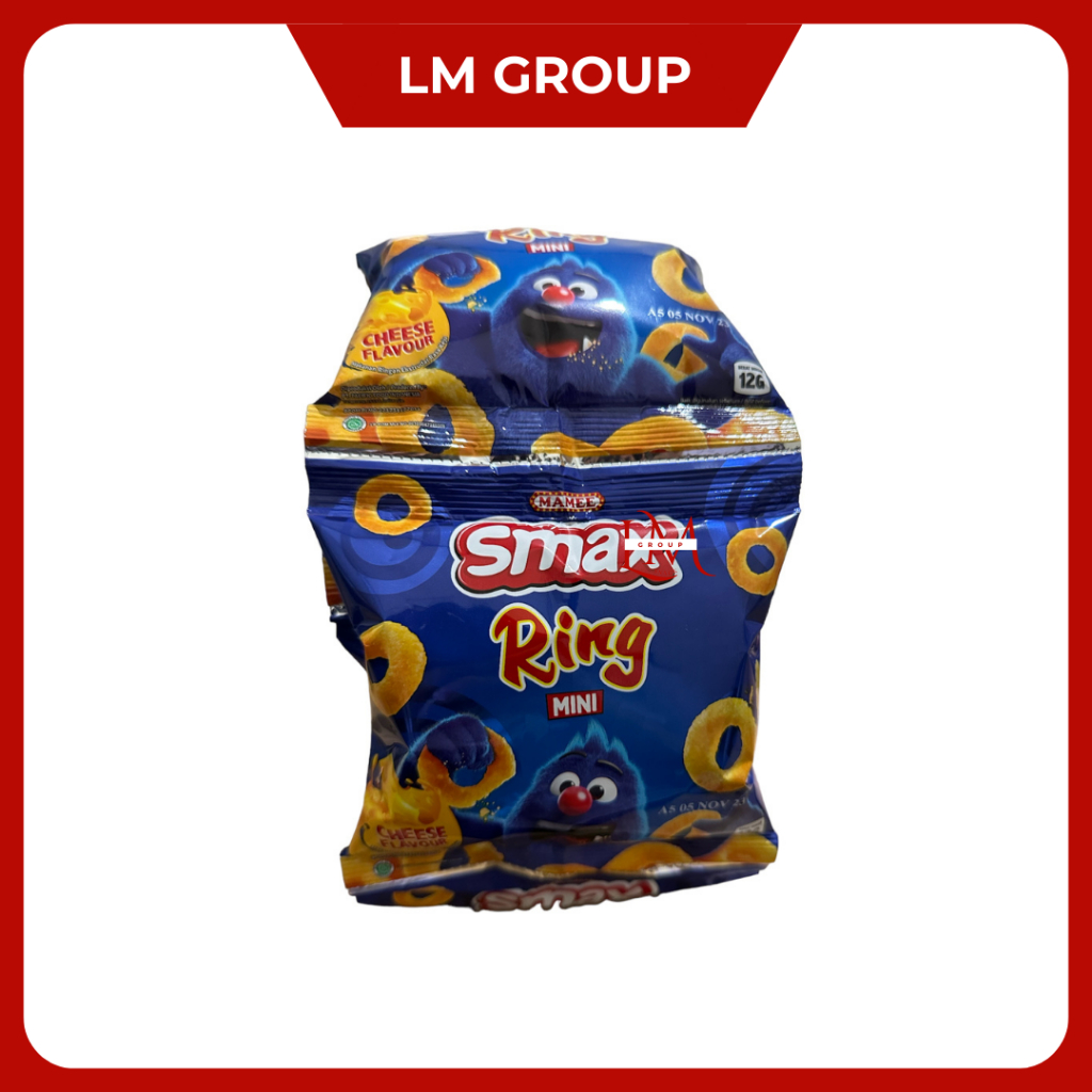 Jual Smax Ring Ekstrudat Rasa Keju 1 Renceng 10 pcs @20gr Cemilan Ecer ...