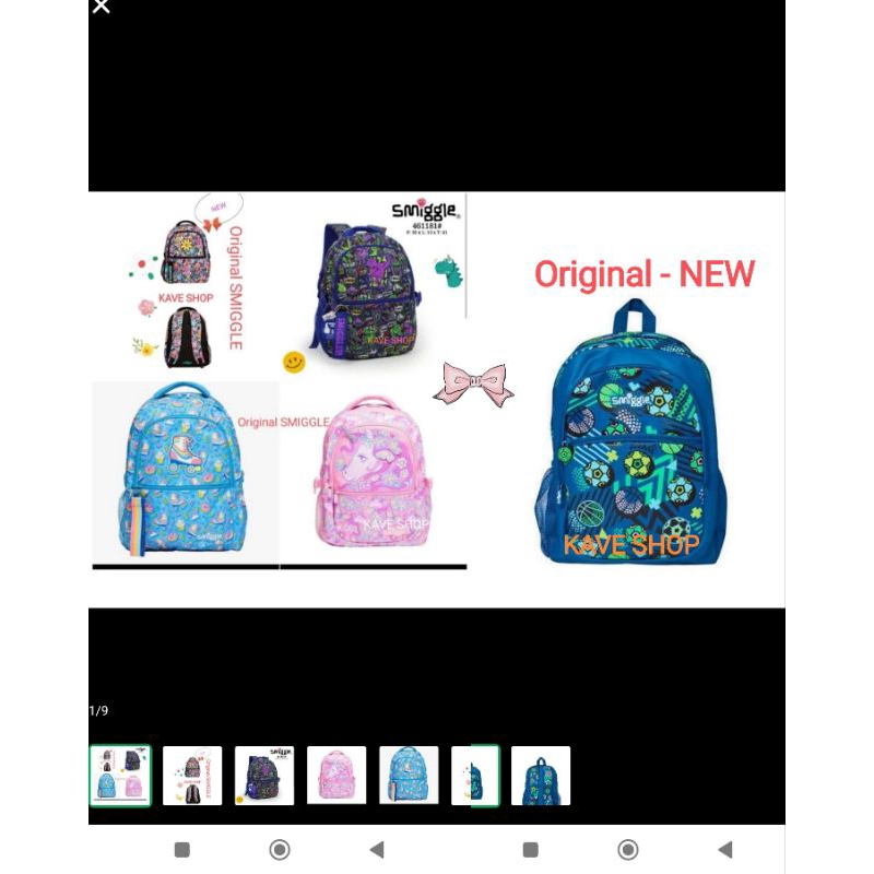 Jual SMIGGLE Bag backpack - Tas SMIGGLE Original SMIGGLE - NEW - BEST ...