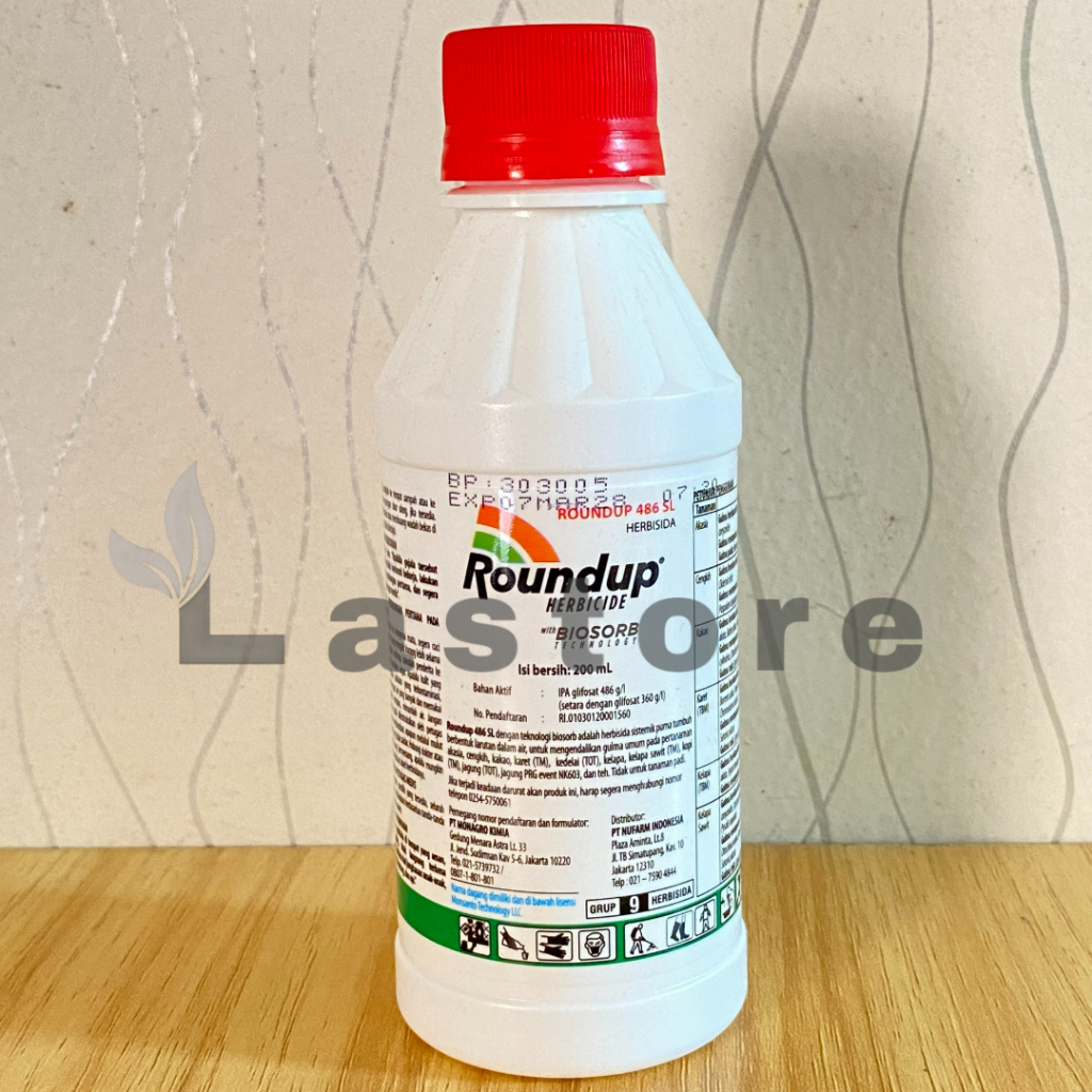 Jual Herbisida ROUNDUP 486 SL 200 ml Pembasmi Rumput Gulma Liar ...