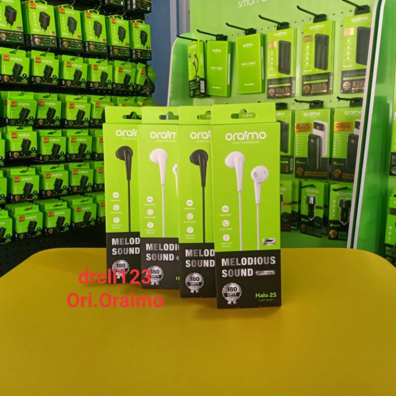Jual HANDSFREE ORAIMO LEGENDARY MELODIOUS SOUND OEP-E21 | Shopee Indonesia