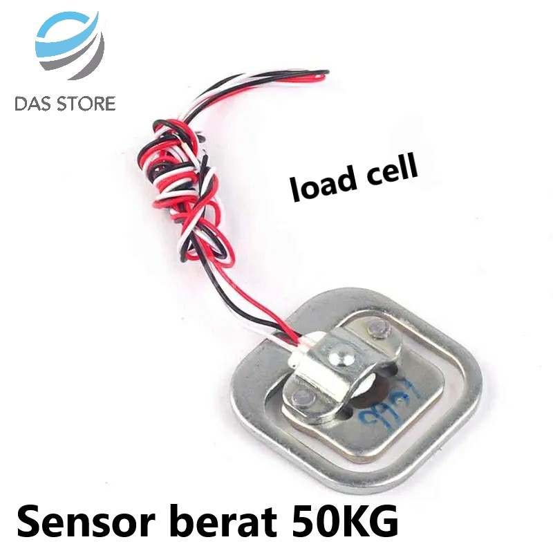 Jual Sensor timbangan 50Kg Load Cell Body Scale Sensor for Arduino ...