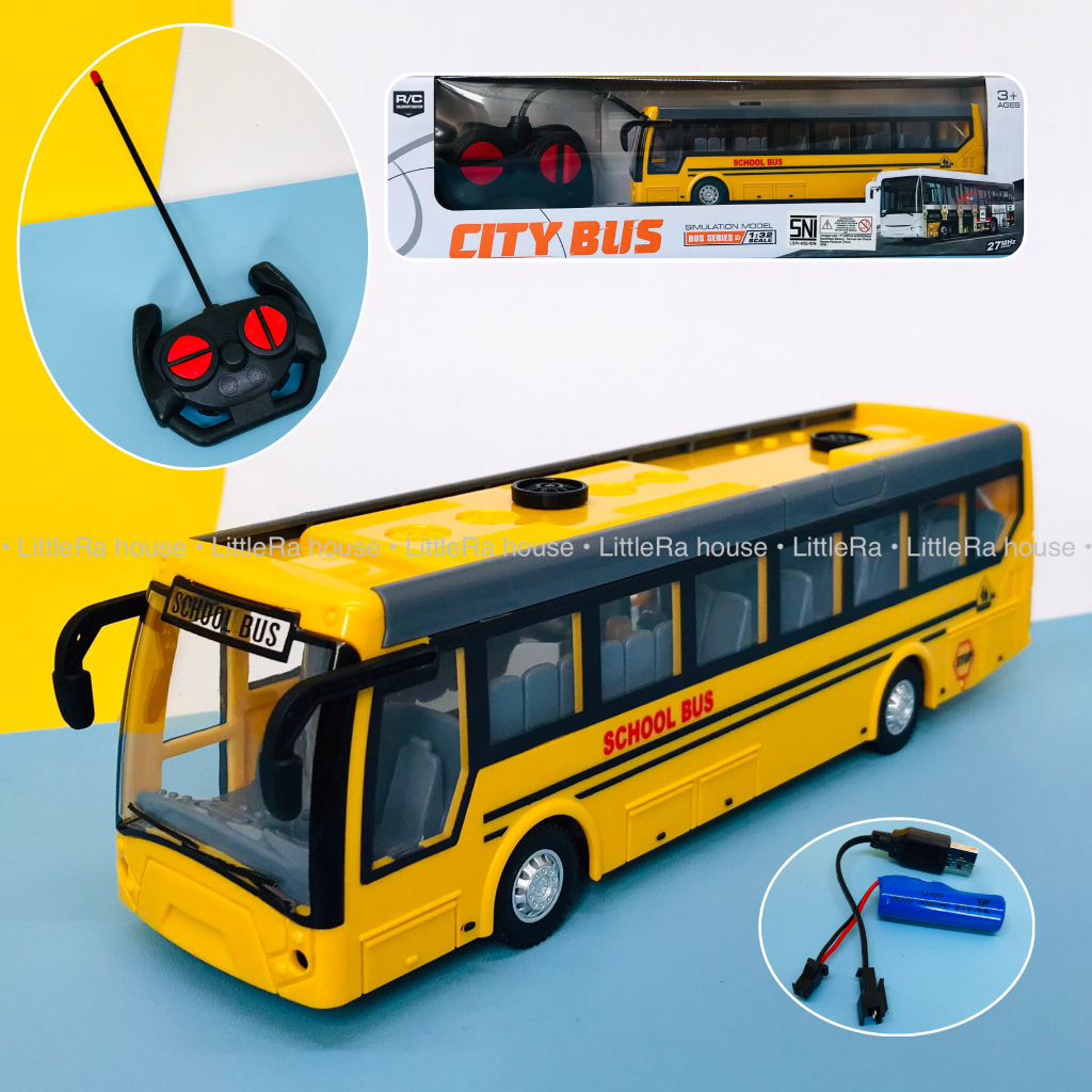 Jual Remote Control Bus Sekolah Ukuran Besar | School Bus Radio Control ...