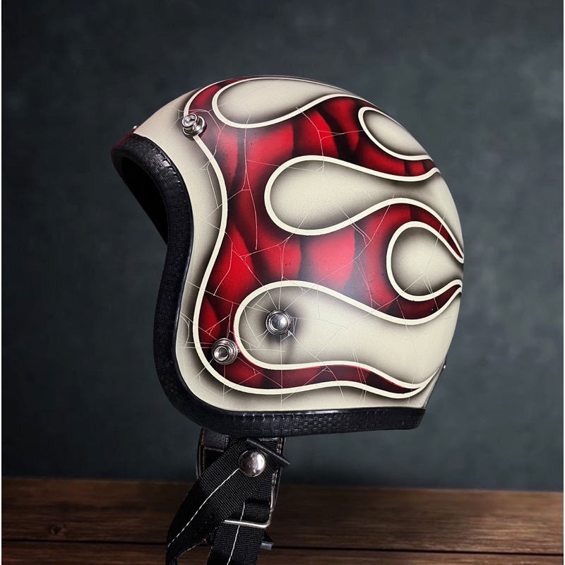 Jual Slimhead 500TX Rugged Patina Flame - Helm Chopper Bobber - Helm ...