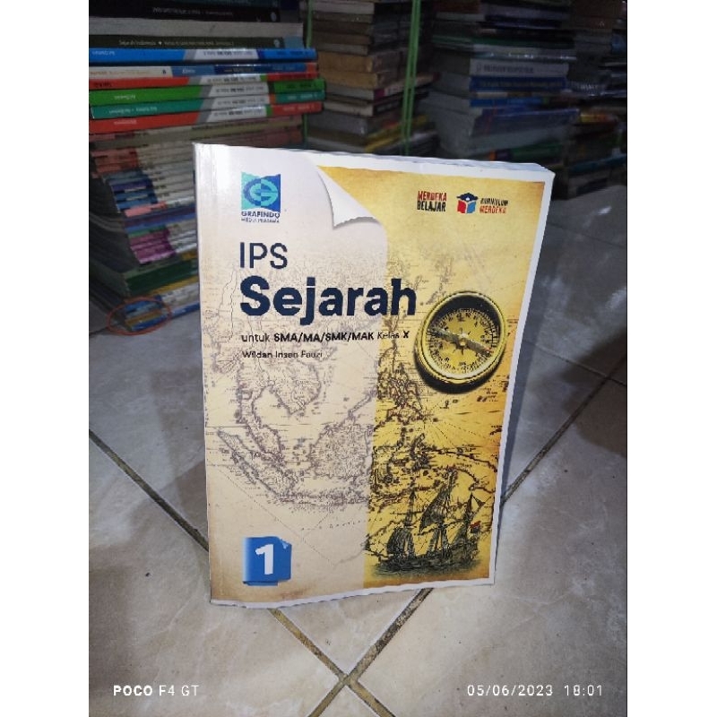 Jual buku IPS sejarah untuk SMA MA MAK kls 10 grafindo kurikulum merdeka | Shopee Indonesia