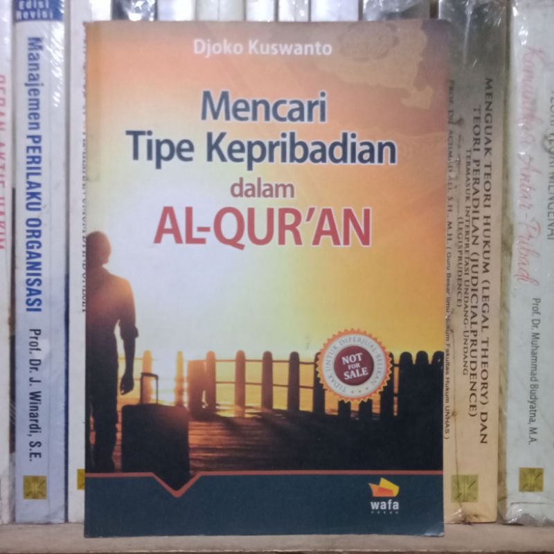 Jual Mencari Tipe Kepribadian Dalam Al-Qur'an Djoko Kuswanto Wafa Press ...