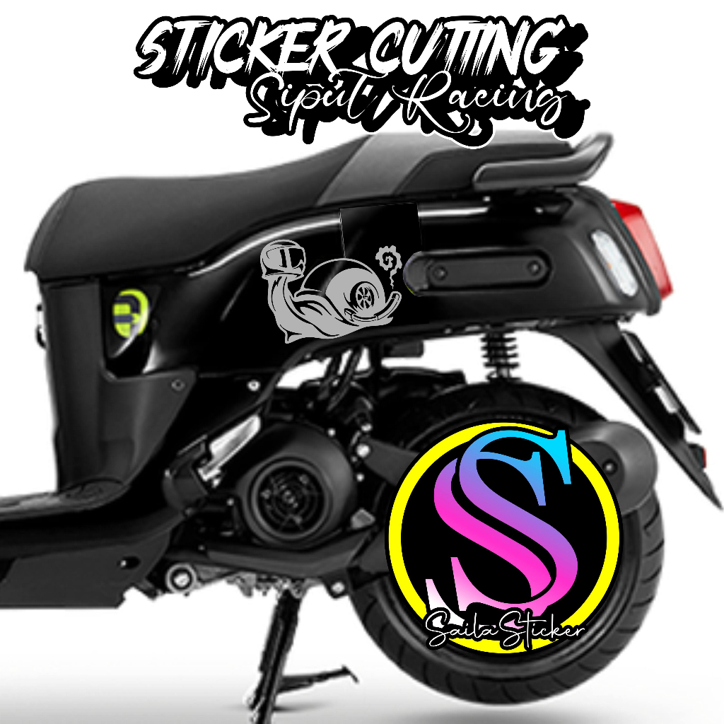 Jual 161/STICKER CUTTING/STICKER MOTIF SIPUT RACING/STICKER MOTOR ...