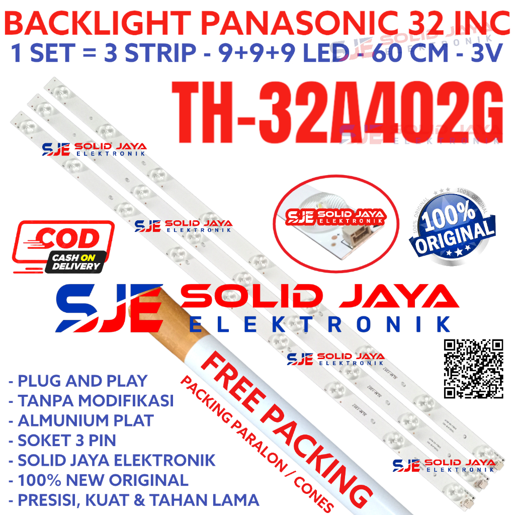 Jual BACKLIGHT TV LED PANASONIC 32 INC TH 32A402G 32A402 TH32A402G TH-32A402G TH32A402 TH-32A402 ...