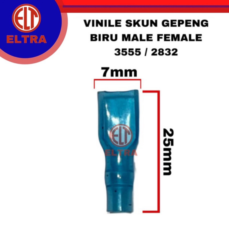 Jual Skun gepeng male / female 3555 2832 skun pcb kuningan putih ...