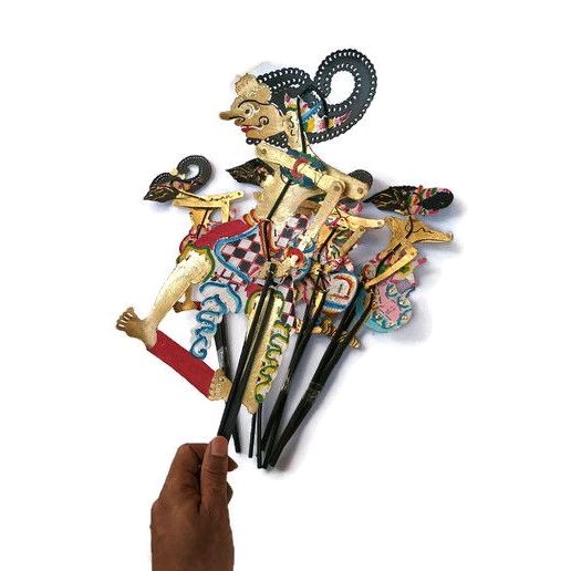 Jual Wayang kulit asli shadow puppets pandawa lima size kecil / wayang ...