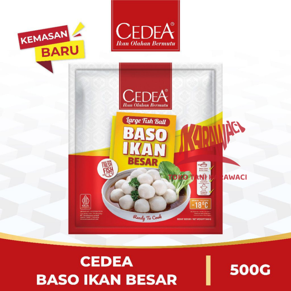 Jual CEDEA Baso Ikan Besar / Bakso Ikan / Fish Meatballs @500gr ...