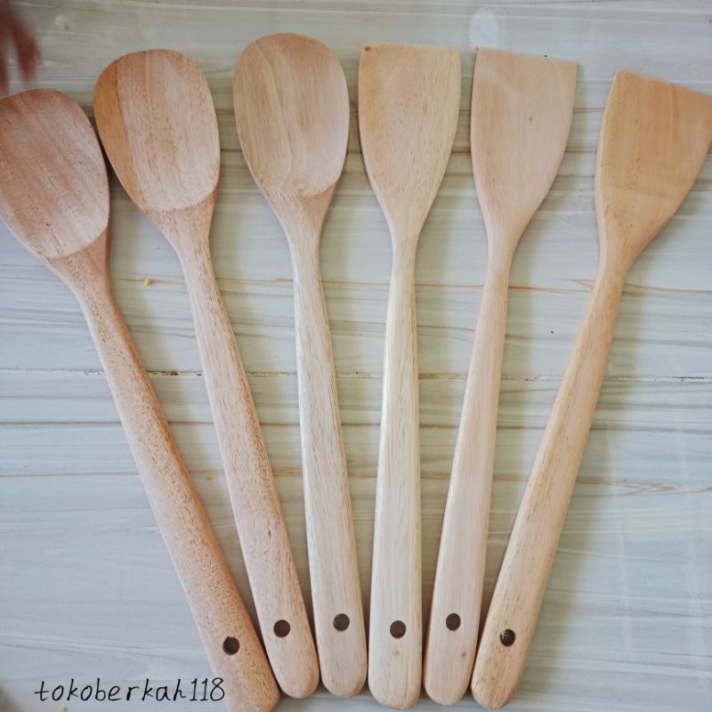 Jual Sutil kayu,spatula kayu,sok rinjing kayu,,pengaduk kayu | Shopee ...