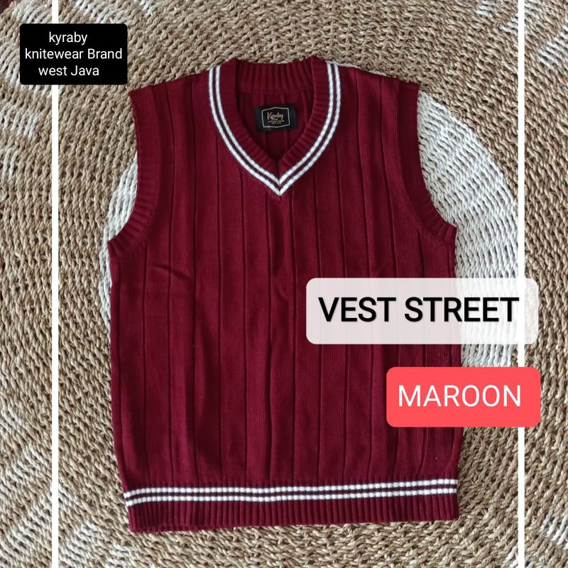 Jual Rompi rajut /vest knit Korean style/ vest kyraby pria wanita dan ...