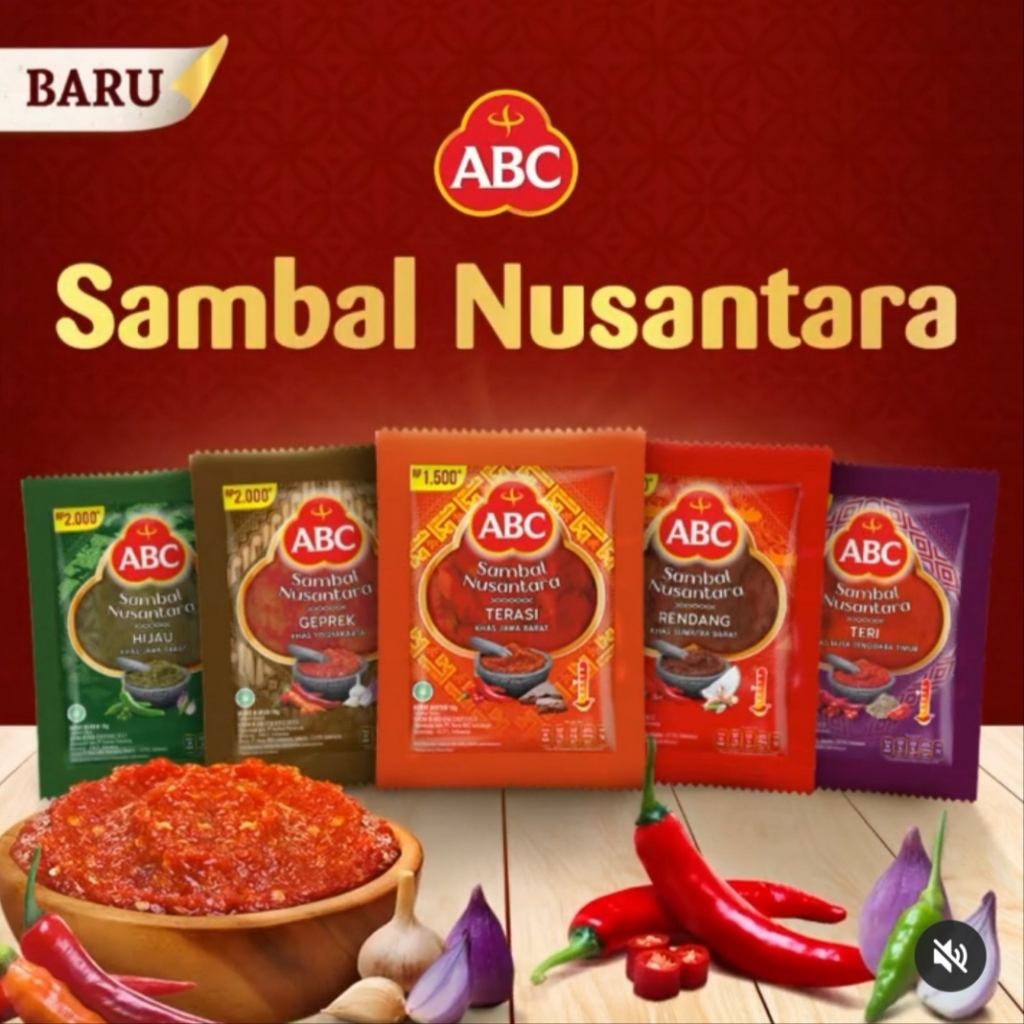 Jual ABC Sambal Nusantara Sachet 18gr | Shopee Indonesia