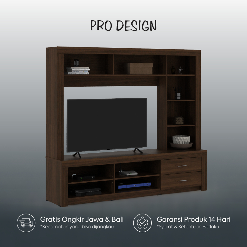 Jual Pro Design Esme WU 180 Meja TV / Rak TV / Rak Dinding | Shopee ...