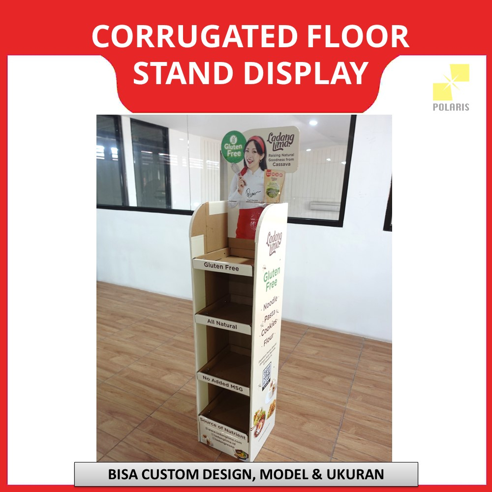 Jual CUSTOM FLOOR DISPLAY STANDS DUMBIN DISPLAY RAK KARDUS PAJANGAN ...