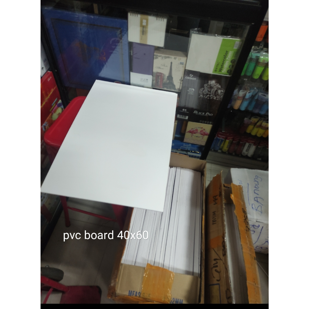 Jual pvc board 1 mm ukuran 40 x 60 cm bahan maket diorama | Shopee ...