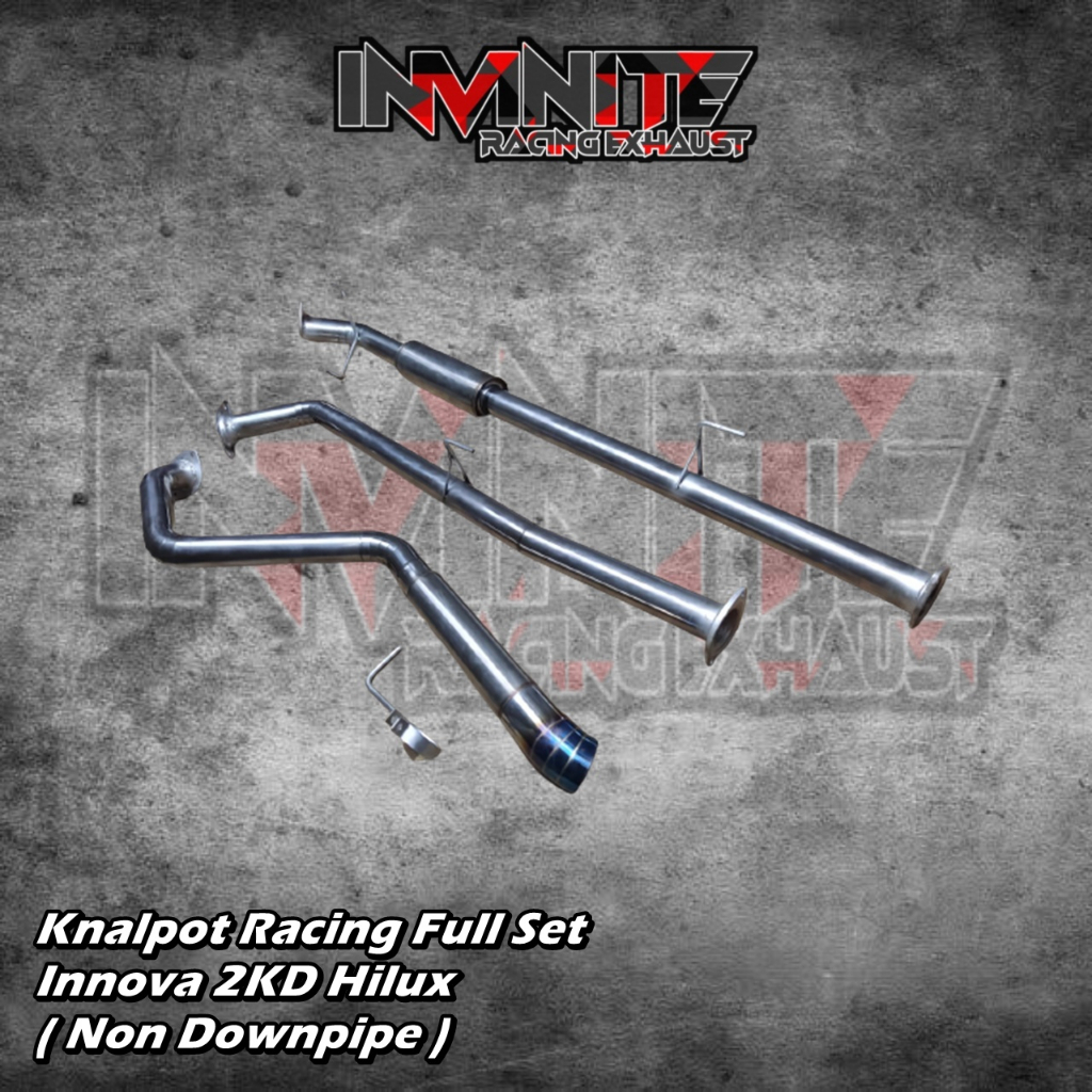 Jual Knalpot Racing Full Set Innova 2KD Hilux ( Non Downpipe ) | Shopee ...