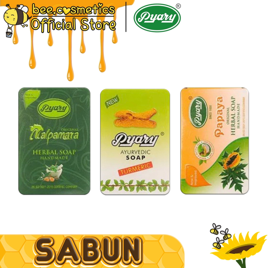 Jual PYARY SABUN MANDI BATANG HERBAL SERIES ( NALPAMARA / PAPAYA ...