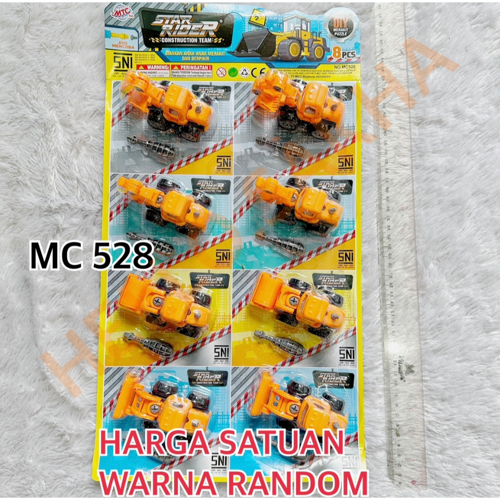 Jual MAINAN MC 528 TRUK OBENG STAR RIDER DIY RAKIT SENDIRI BAUT ALAT ...