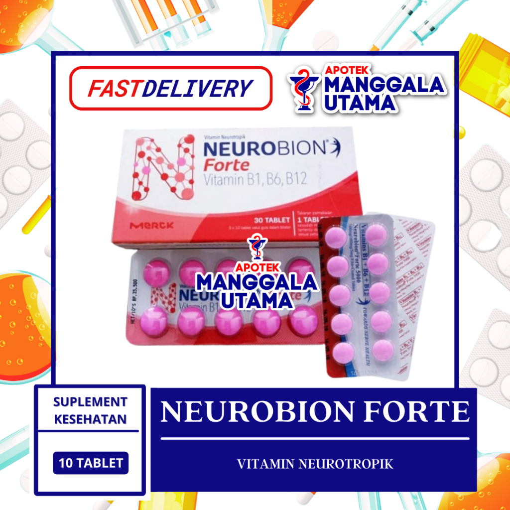 Jual NEUROBION FORTE TAB ISI 10 TABLET | Shopee Indonesia