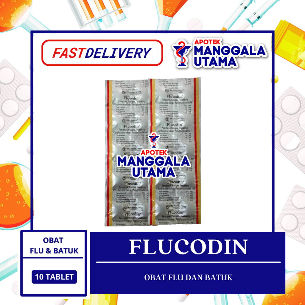 Jual FLUCODIN TABLET PER STRIP ISI 10 TABLET | Shopee Indonesia