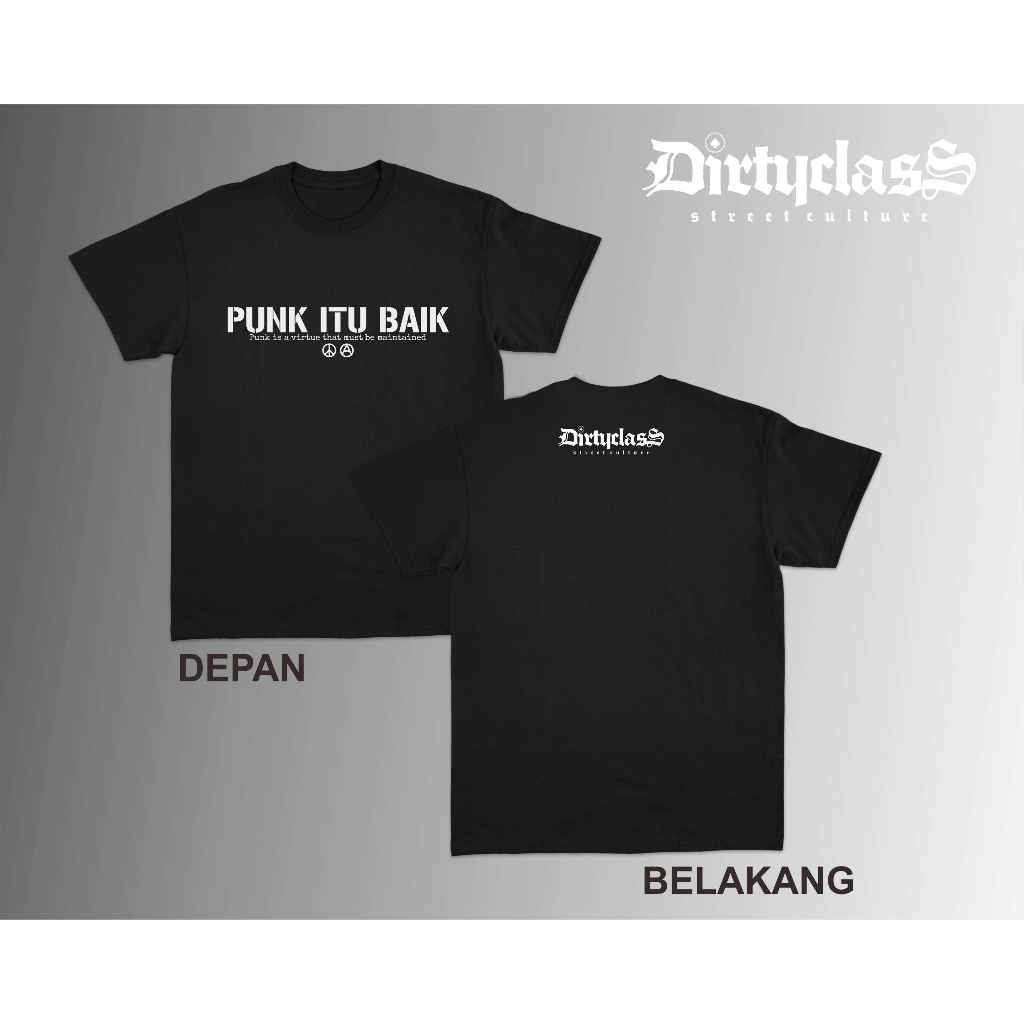 Jual Dirtyclass - Kaos Punk Itu Baik | Shopee Indonesia
