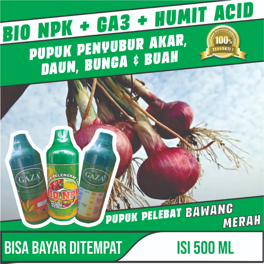 Jual Obat Penyubur Bawang Merah Paling Ampuh – Bio Npk Pupuk Npk Cair Pembesar Tanaman Bawang ...