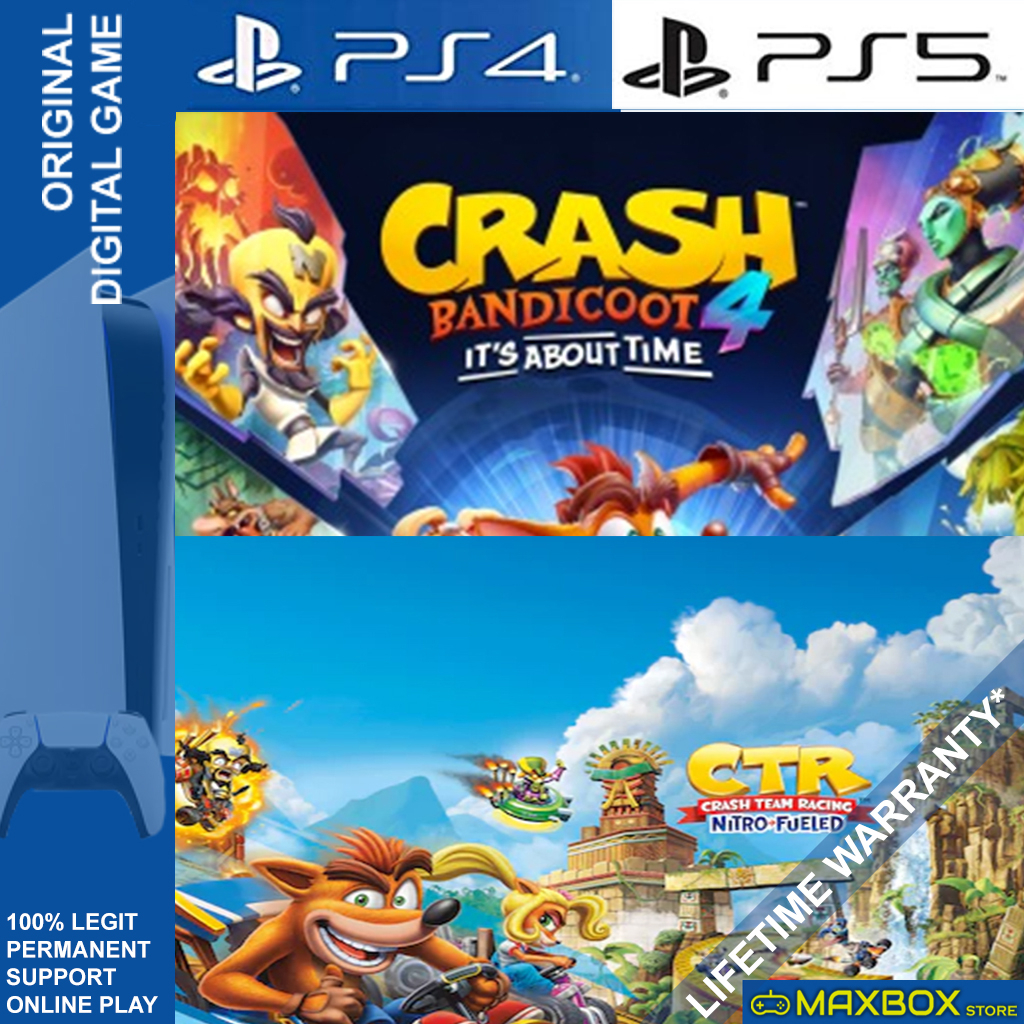 Jual CTR + Crash Bandicoot 4 PS4 PS5 Original Game | Shopee Indonesia