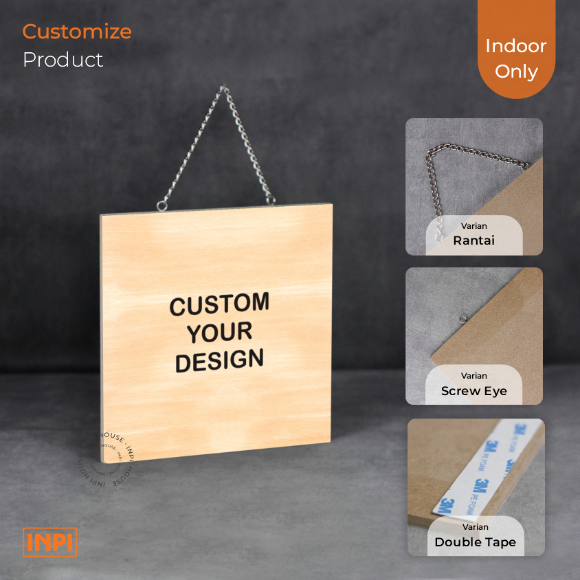 Jual INPI - Custom Design Sendiri - Custom Papan Penanda Ruang MDF 1 ...