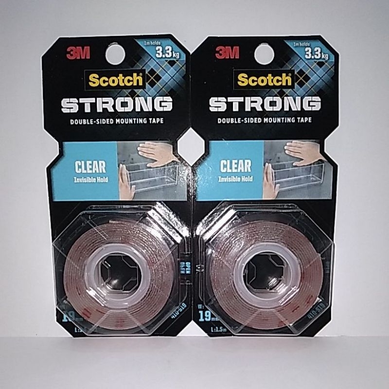 Jual GNM 3M STRONG DOUBLE-SIDE MOUNTING TAPE CLEAR INVISIBLE HOLD ...