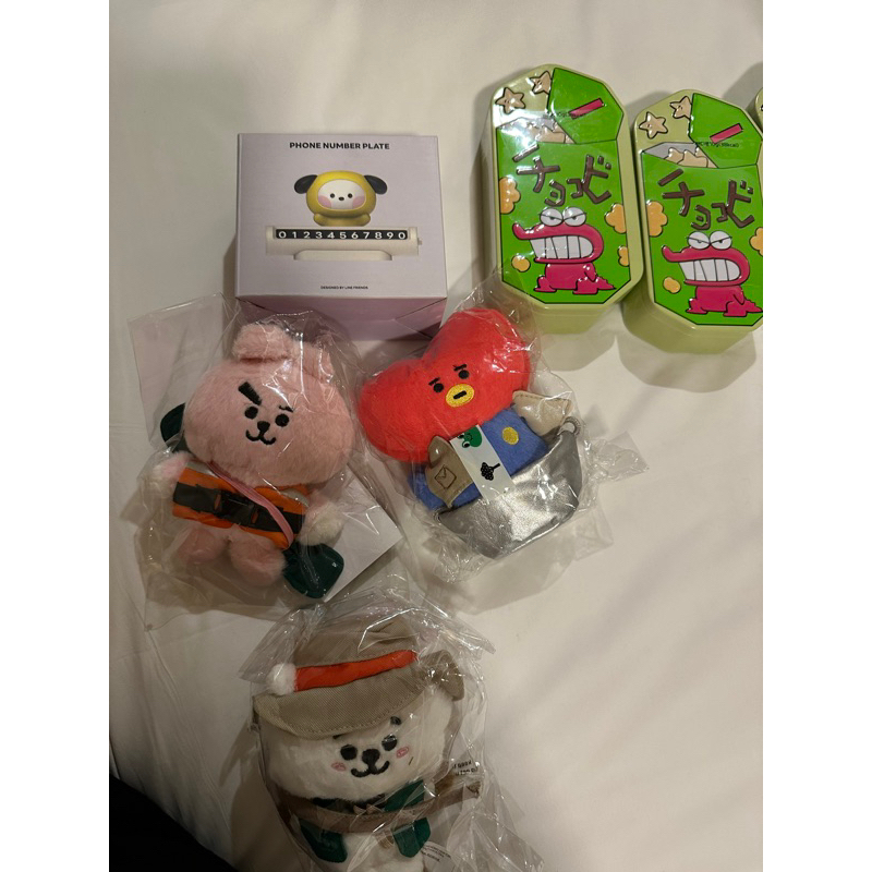 Jual READY INA- BTS BT21 DOLL PLUSH OFFICIAL BT21 RJ TATA COOKIE CHOCOBI HAECHAN TINCASE PLUSH ...