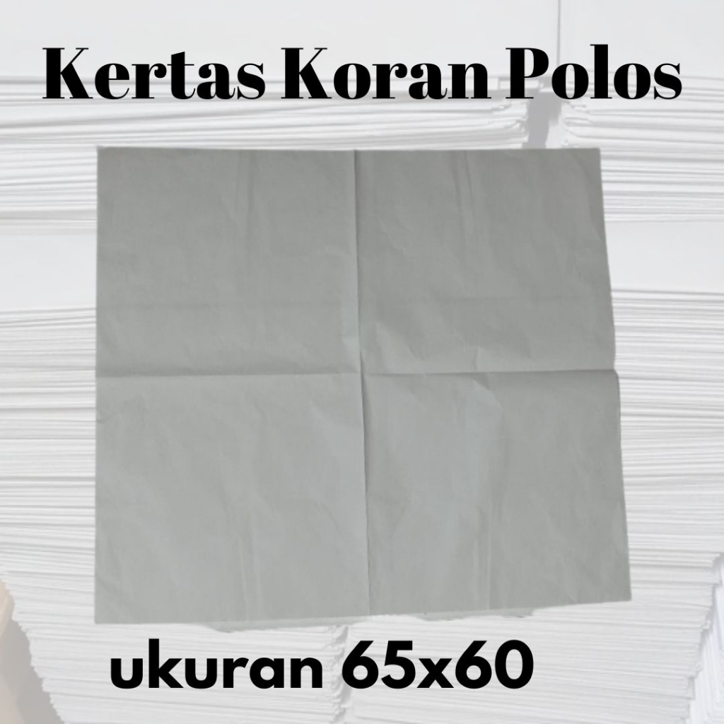 Jual KERTAS KORAN POLOS KERTAS UBI ABU-ABU KERTAS ALAS | Shopee Indonesia